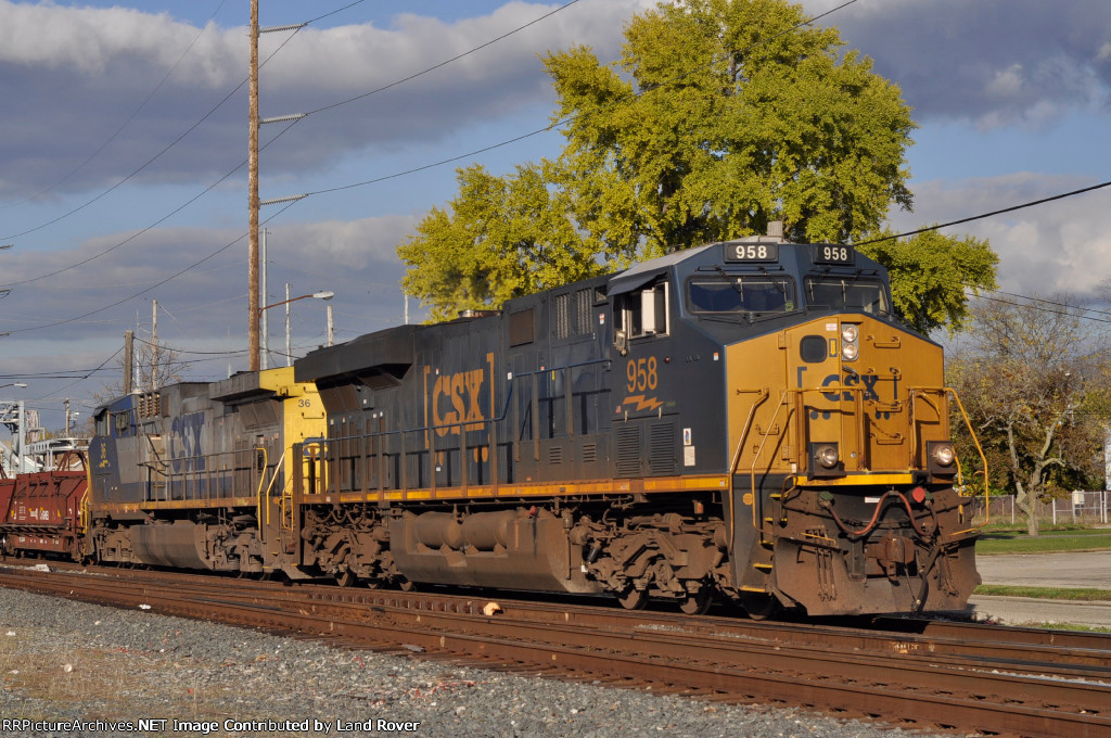 CSXT 958 On CSX K 587 Southbound